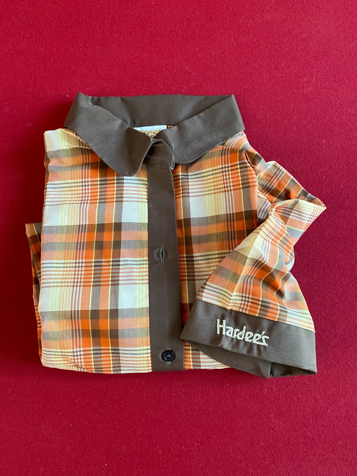 1980's, Hardee's, 'New" Employee Uniform Shirt (Scarce / Vintage) | eBay