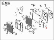 Genuine Mounting Frame MERCEDES C216 W221 2215050541 | eBay