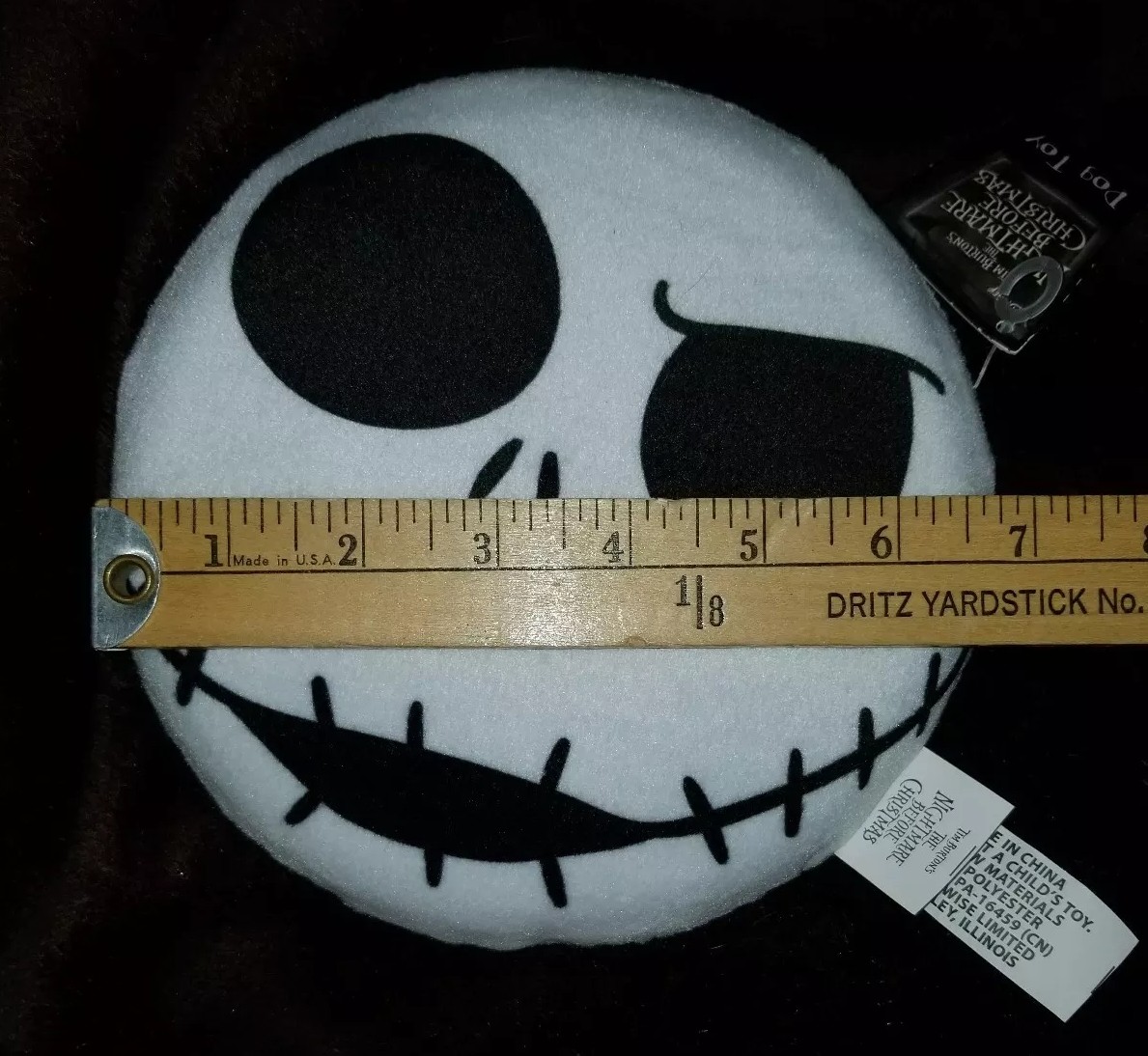 DISNEY THE NIGHTMARE BEFORE CHRISTMAS JACK Skellington Tim Burton Dog ...