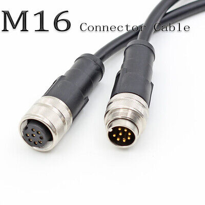 M16 Sensor Connector Cable 1M 8PIn Straight Male to Female Cable 0.5M ...