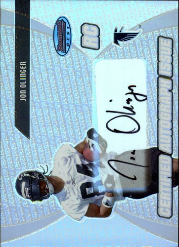 A1022- 2003 Bowman's Best #163 Jon Olinger RC Autographe Rookie- Nm-Mt ...