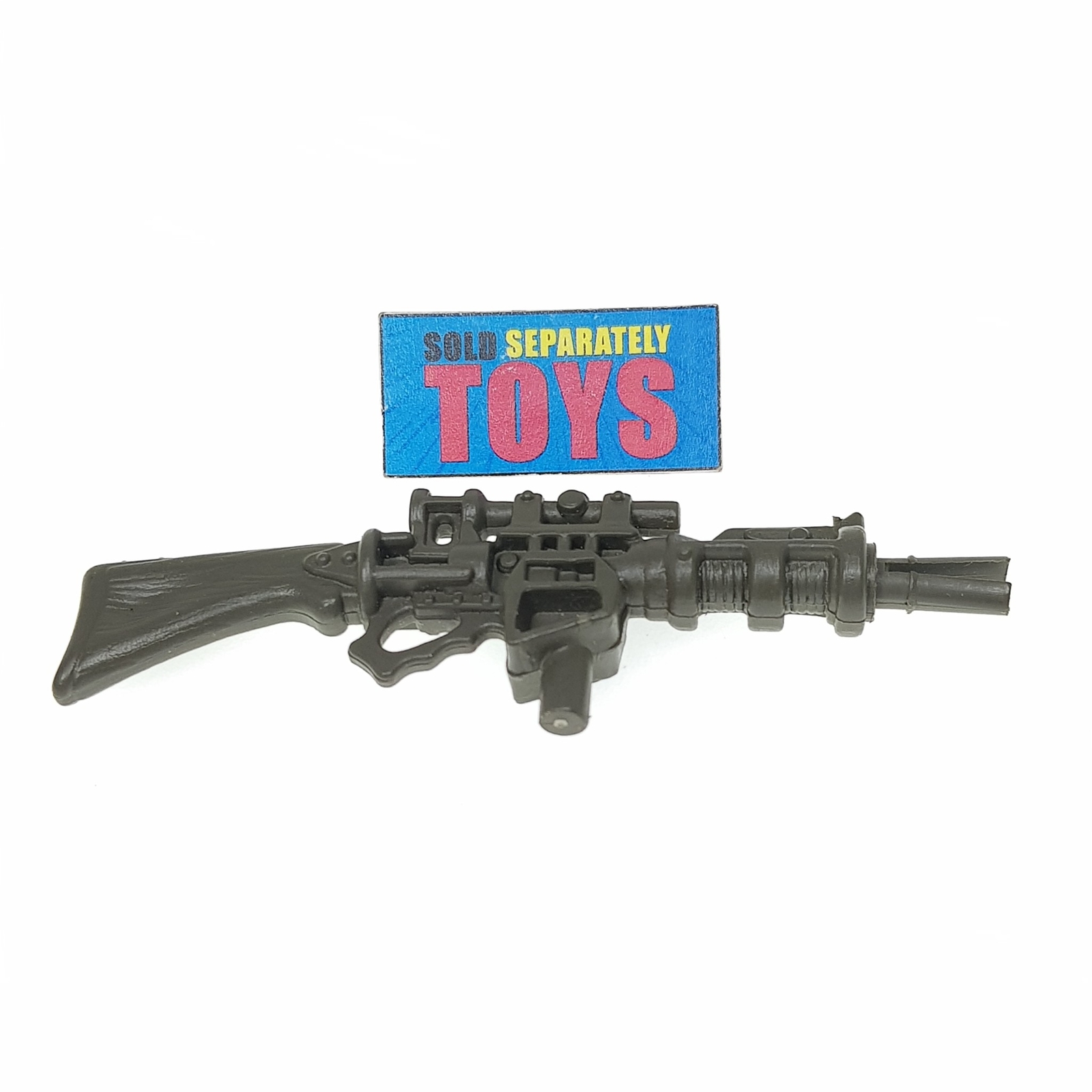 Vtg Bravestarr 30/30 RIFLE (LONG PEG) gun laser 1986 3030 gray weapon ...