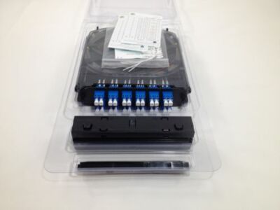 Corning CCH-CS24-A9-P00RE Splice Cassette 24-Fiber LC SM OS2 Duplex ...