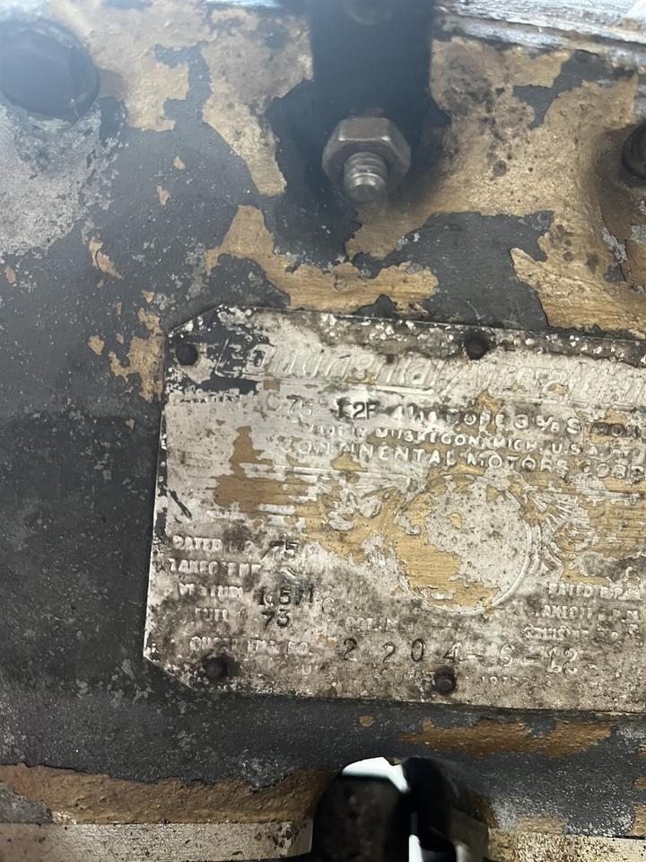 Continental C-75 C-85 C75-12F C75 C85 Aircraft Engine | Aftermarket ...