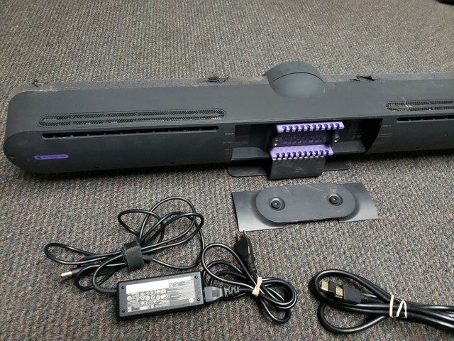 LOGITECH RALLY BAR CAMERA SPEAKERPHONE VR0019 Only Tested Works Good AS ...