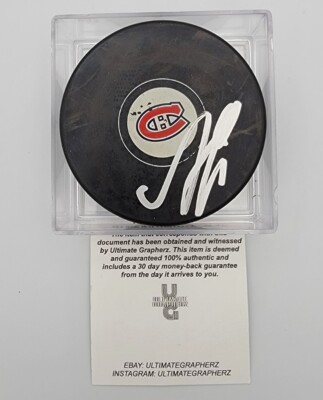 ALEX GALCHENYUK MONTREAL CANADIENS SIGNED HOCKEY PUCK W/CASE COA | eBay