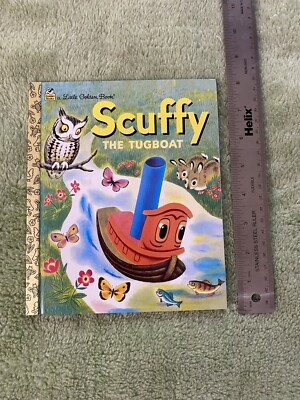 Vintage 1983 A LITTLE GOLDEN BOOK SCUFFY THE TUG BOAT Hardcover ...