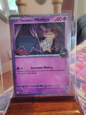 Pokémon Scarlet And Violet Destined Rivals Team Rocket's Mimikyu ...