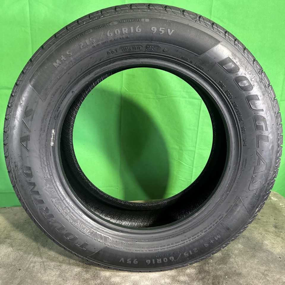 Single,Used-215/60R16 Douglas Touring A/S 95V 8/32 DOT 2324 | eBay