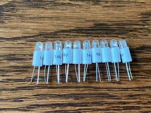 10 New Warm White 14V Bi-Pin LED Lamps Light Bulbs McIntosh MC2600 ...