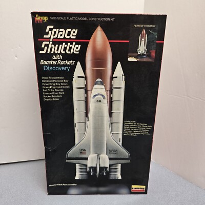 Lindberg Snap-Fit Space Shuttle Model 1/200 Discovery Inner Model Kit ...