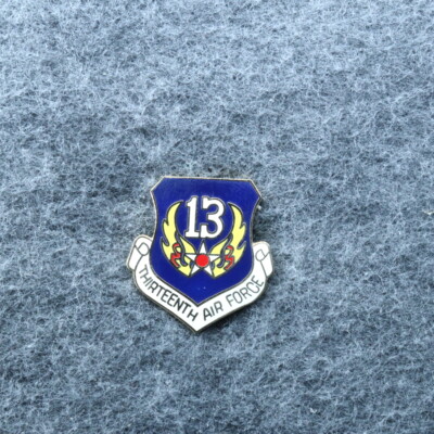 Military Hat Pin: Thirteenth Air Force Crest Pin [1-1/8"] | eBay