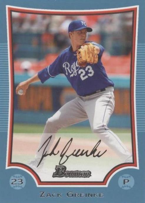 2009 Bowman - Zack Greinke #88 Blue /500 for sale online | eBay