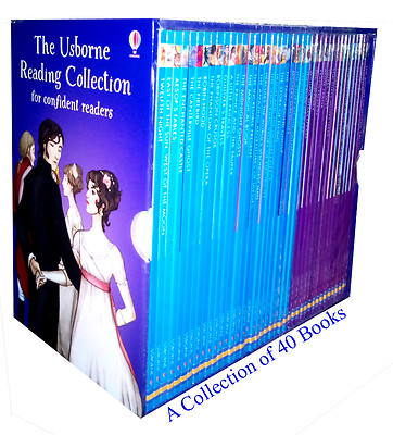 Usborne Reading Collection for confident readers 40 books box set for ...