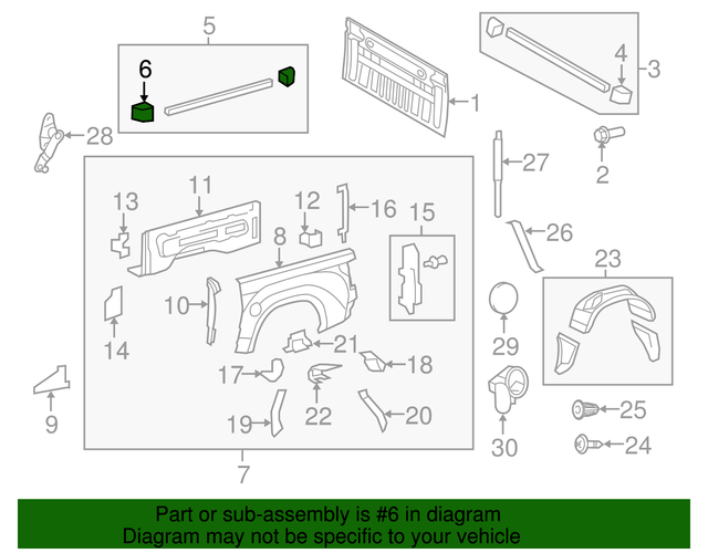Toyota 6613404010 Genuine OEM Track ASSY End Cap for sale online | eBay