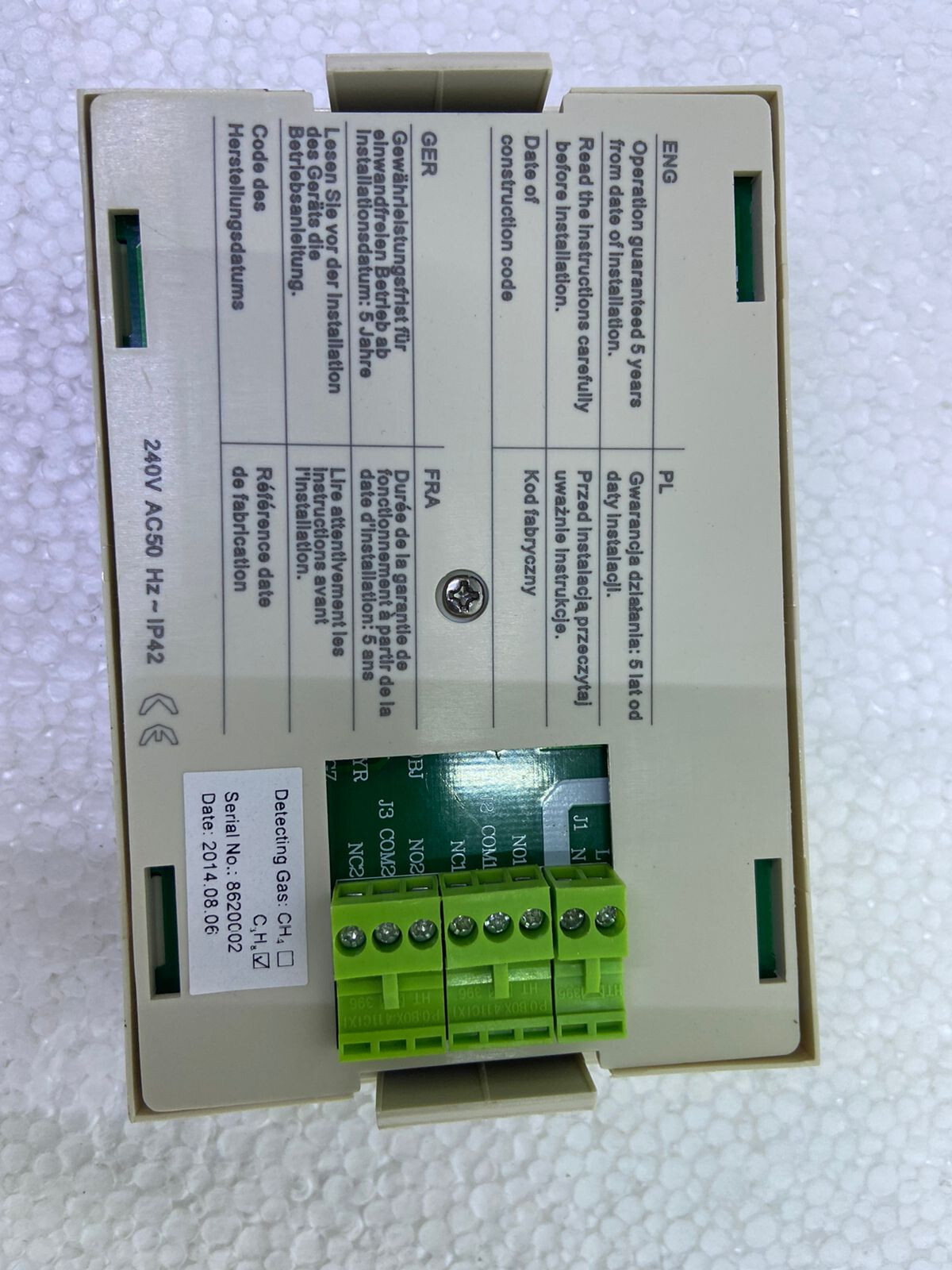 SITEX GAS DETECTOR GLD 0305 , CH#93 (TESTED) | eBay