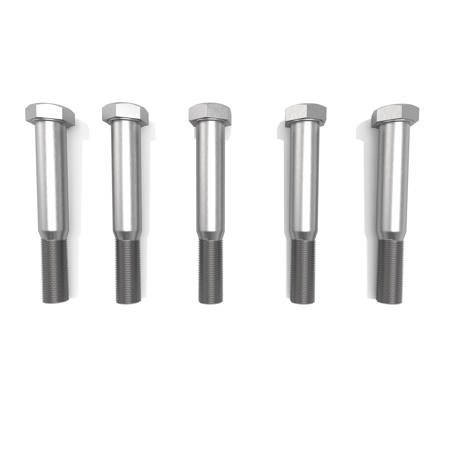 5 Pack Grade 5 Shear Bolts 1/2" x 3-1/2" with Nylock Nuts for Rotary ...