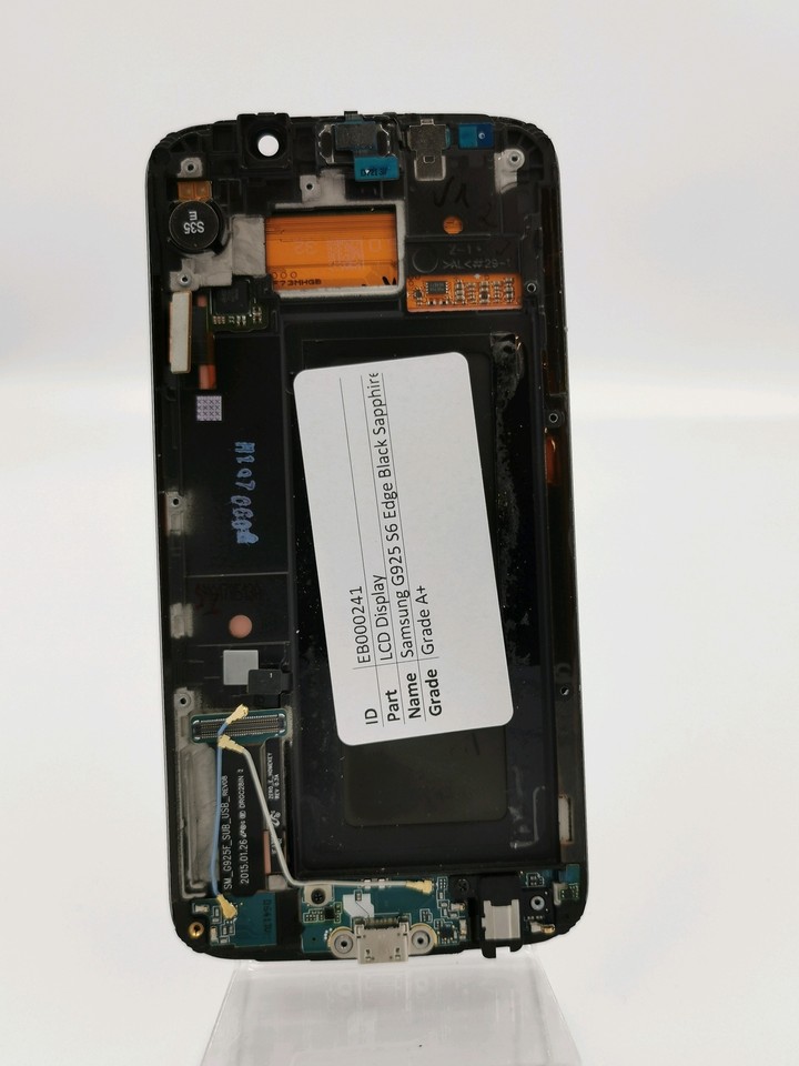 GENUINE Samsung LCD Display For Galaxy S6 Edge SM-G925 Black Grade A+ ...