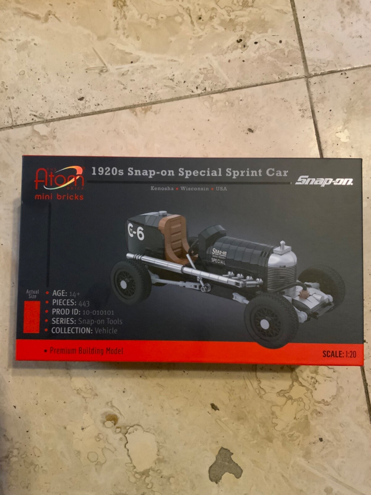 Snap On Tools 1920s Specialty Sprint Car Atom Mini Bricks Model ...