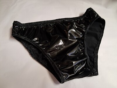 Handmade Men Black PVC s m l or xl Custom swimsuits BRIEF SHOWN ...