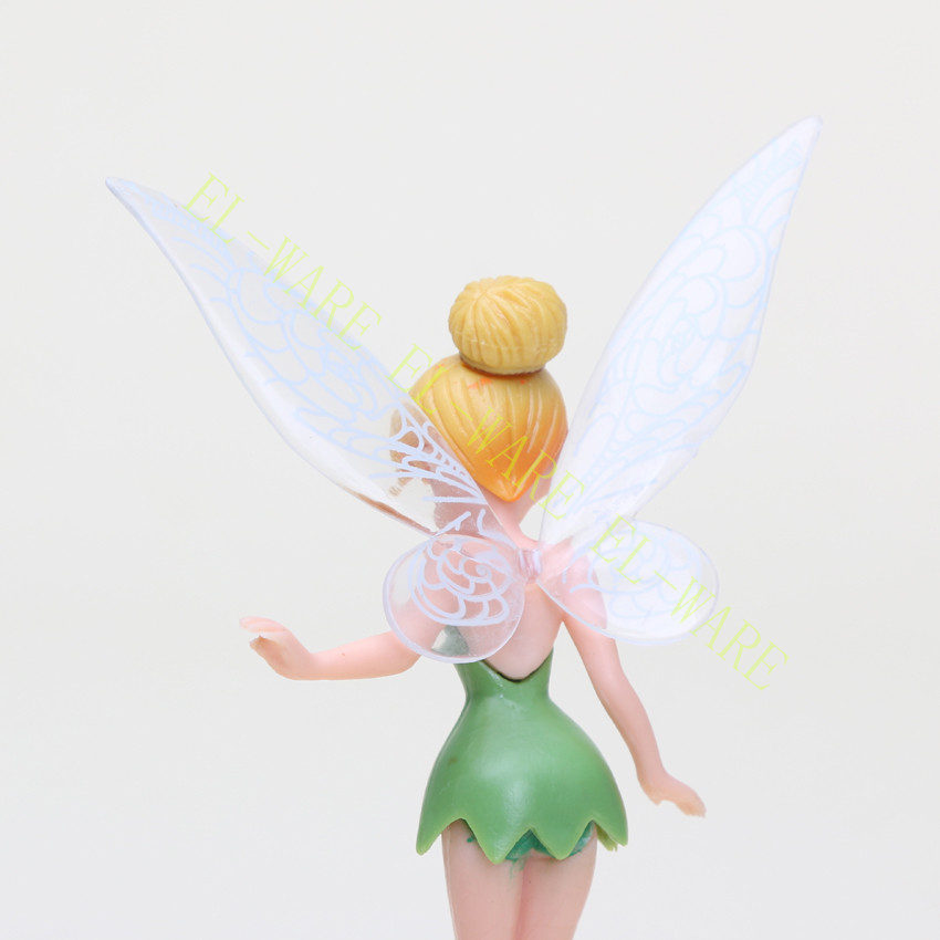 6pcs Disney Tinker Bell Fairies Princess Figures Girls Dolls Toy Cake