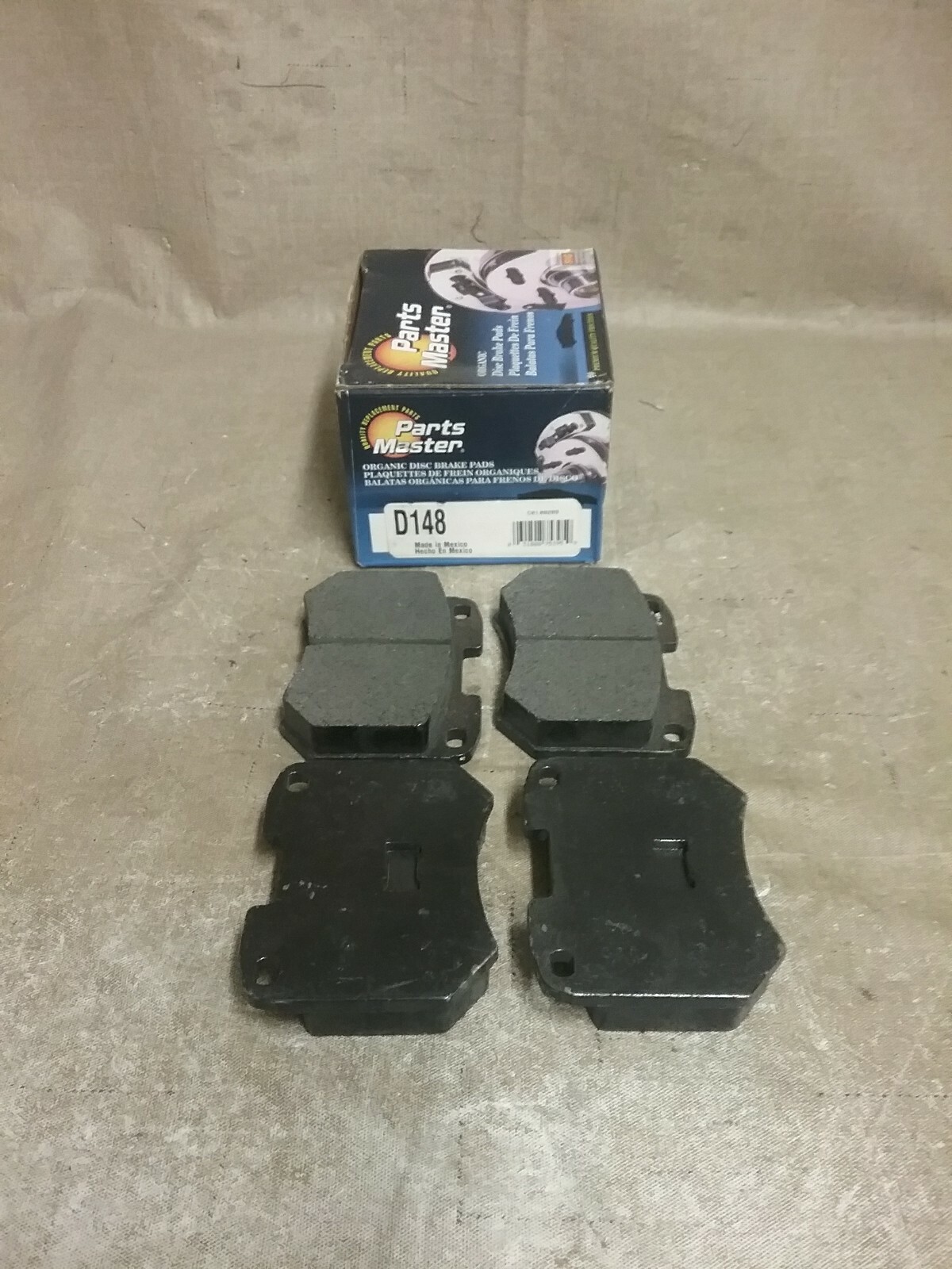 PartsMaster D148 Organic Disc Brake Pads | eBay