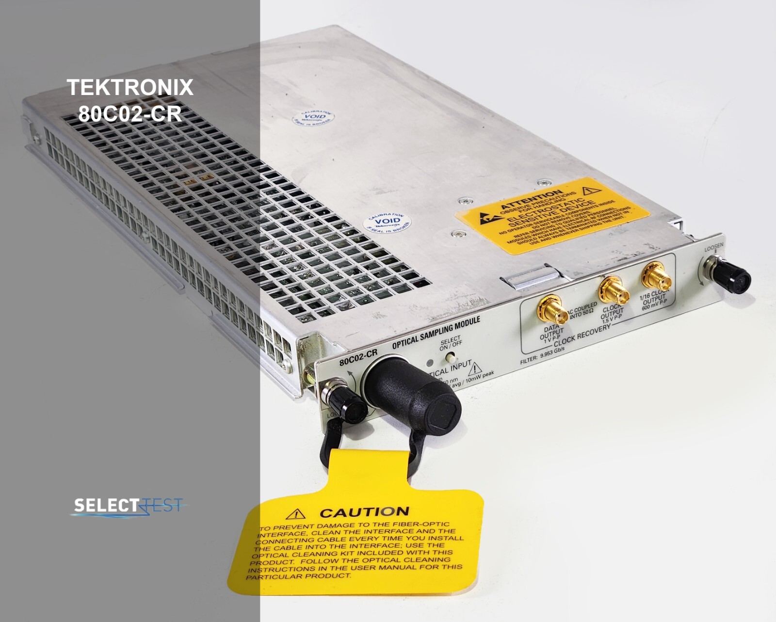 TEKTRONIX 80C02-CR SAMPLING MODULE 30 GHz W/CLOCK RECOVERY **LOOK ...