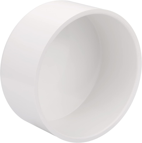 6" PVC Pipe End Cap Fitting Schedule 40 Furniture Grade PVC Pipe End ...