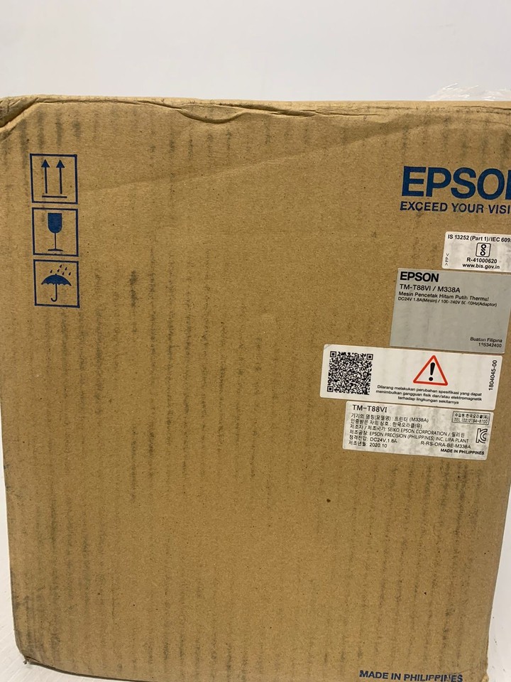 New Epson Oracle TM-T88VI/ M338A POS Thermal Receipt Printer Open Box ...