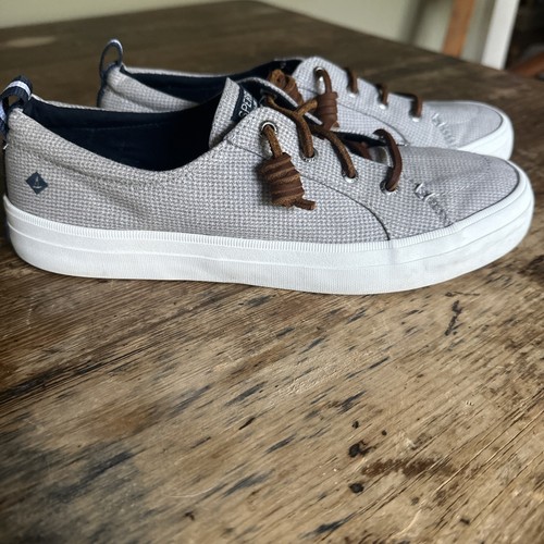 SPERRY Crest Vibe Shoes Sneakers, Linen/Oat - STS85815 Womans 8.5 | eBay
