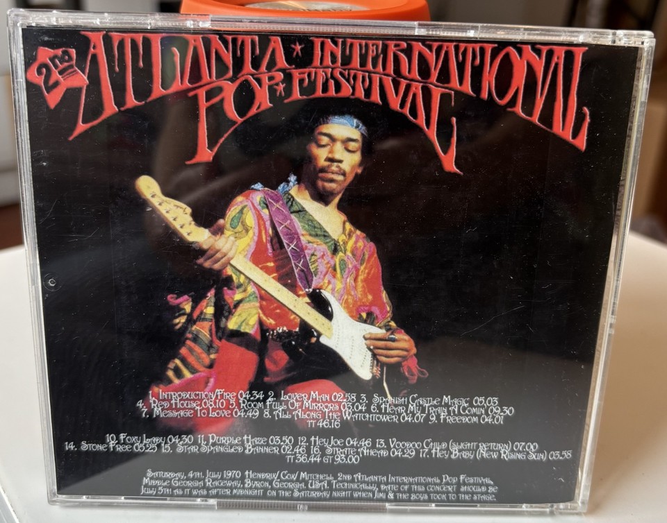 Jimi Hendrix - 2nd Atlanta International Pop Festival '70 - 2 X's CDr ...