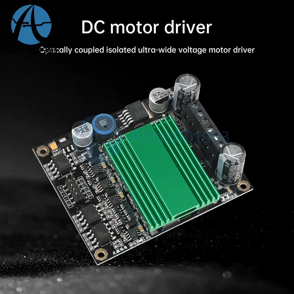 100A DC Motor Drive Module High Power Motor Speed Control Dual Channel ...