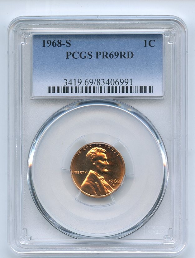 1968 S 1C Lincoln Cent PCGS PR69 | eBay