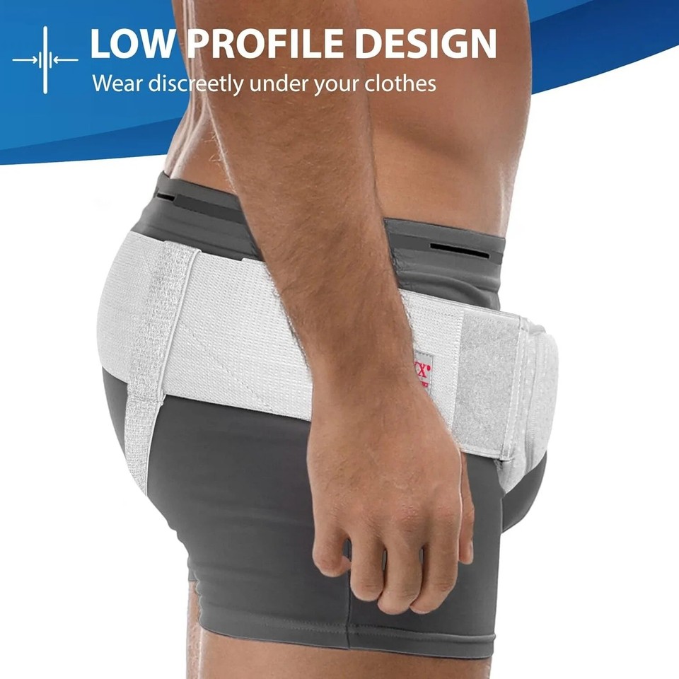 Men's Medical Inguinal Groin Hernia Support Belt Truss Brace Wrap Pain ...