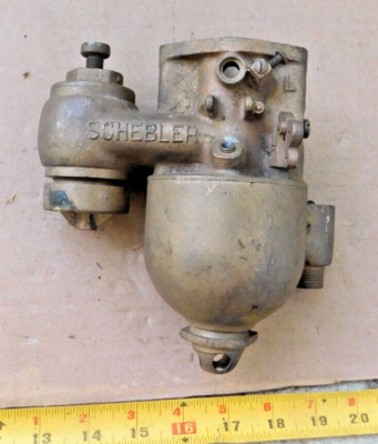 ANTIQUE SCHEBLER MODEL L BRASS CARBURETOR PAT. 1907 CARB | eBay