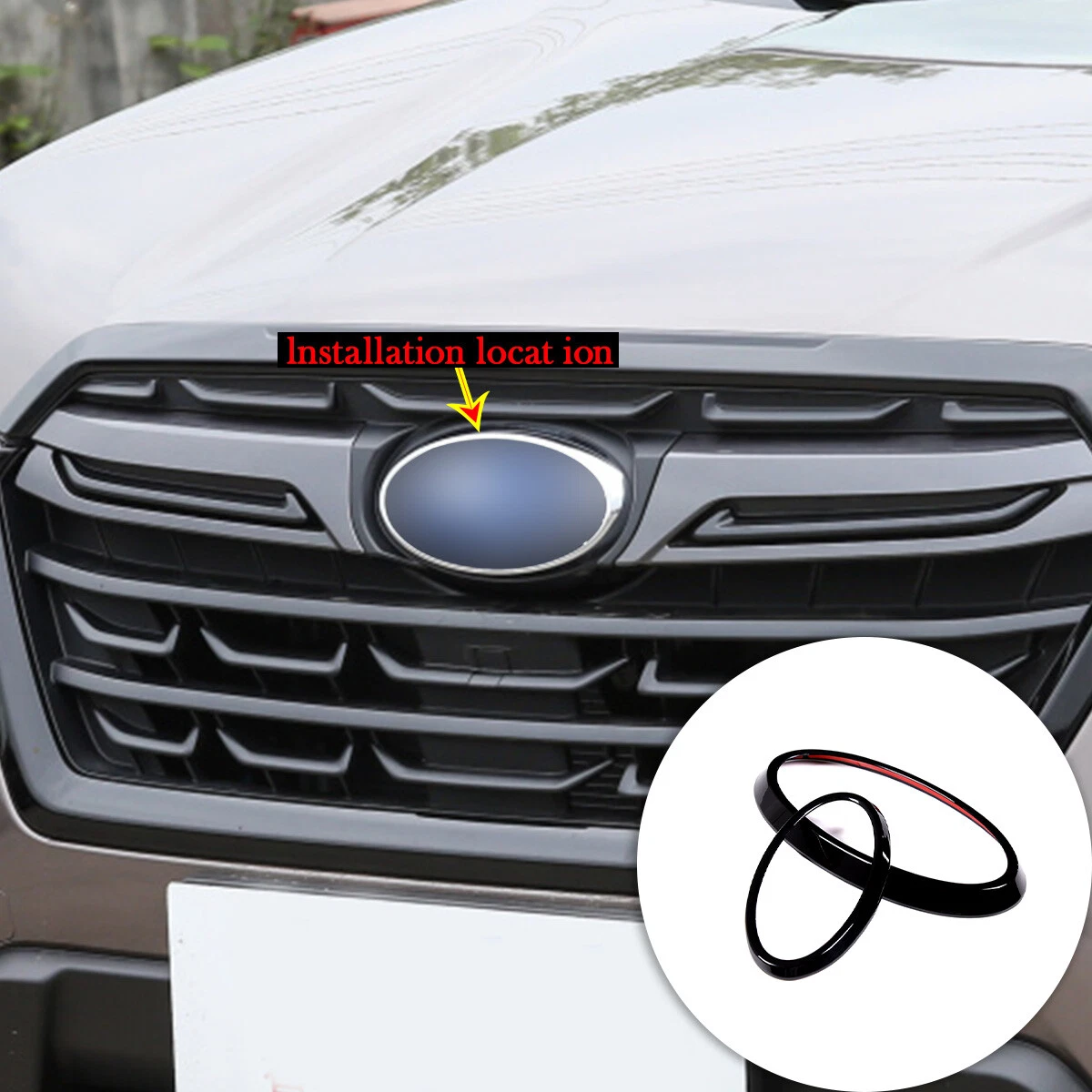 Black Subaru Emblem Badge