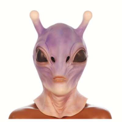 Bizarre Horrific Alien Mask Latex Head Halloween Cosplay Costume ...