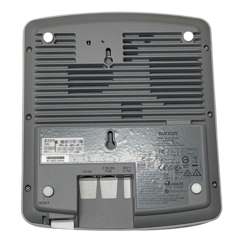 Ruckus 9U1-R650 Unleashed Wireless Access Point - Refrb w/1-Year ...