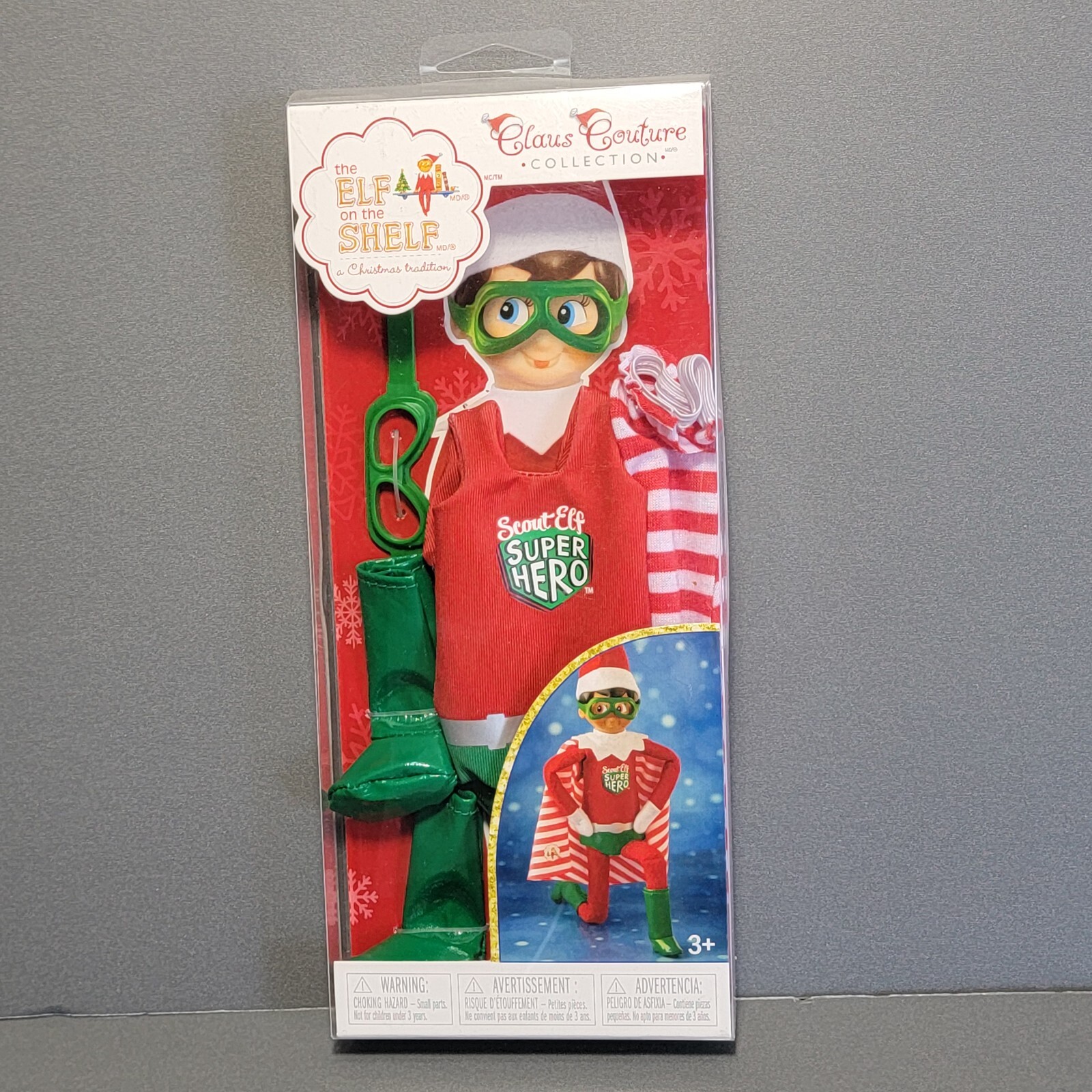 New Elf on the Shelf Claus Couture Scout Super Hero Outfit Christmas | eBay