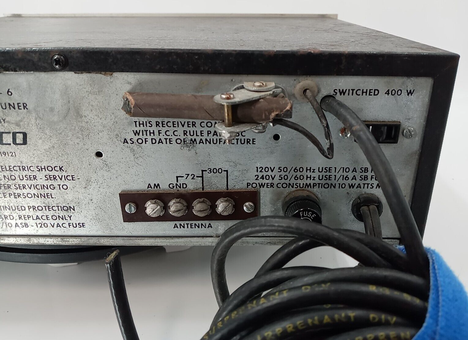 Dynaco AF-6 AM/FM Stereo Tuner For Parts/Untested *AS-IS* EB-15812 | eBay