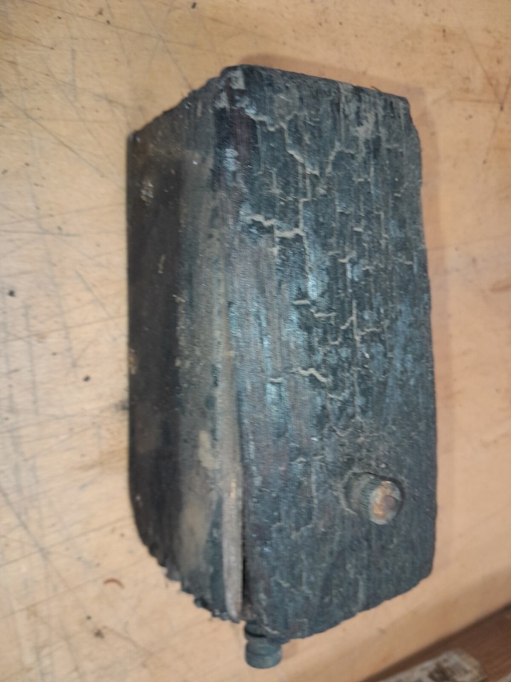 Vintage Ignition Coil Wooden Buzz Box Wood Battery Brass Make | Front ...