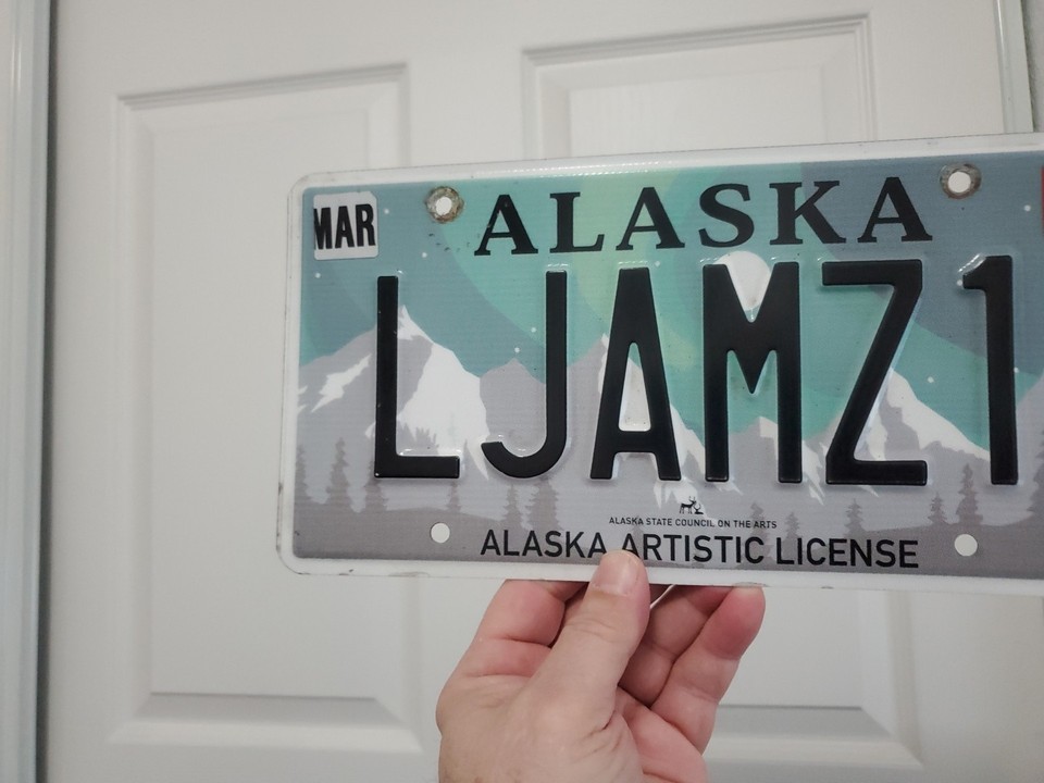 Alaska Personalized Vanity License Plate Lot Of 8 Great Plates | eBay