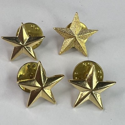 U.S. Army Brigadier General insignia Lot of 4 Vintage Pin Hat Lapel Pin ...