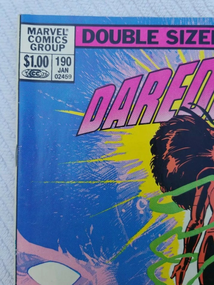 Daredevil #190 NM (Marvel Comic) NEWSSTAND EDITION Key Issue | eBay