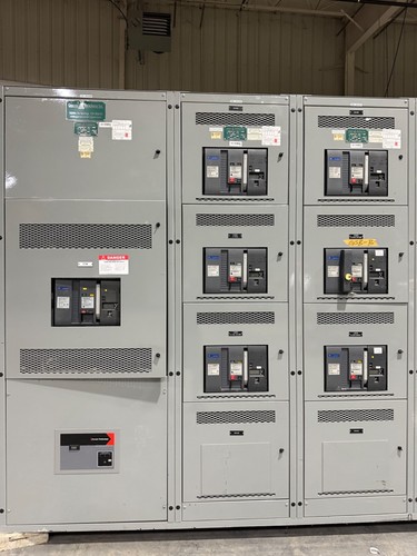 GE 3000 AMP 480v/277v PANEL PANELBOARD 208v/120v 240v GFI main breaker ...