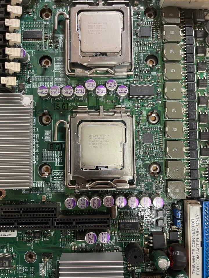 Supermicro X7DBR-E Socket 771 MRBRD W/Dual Intel 06 L5420 Xeon/No HSNK ...