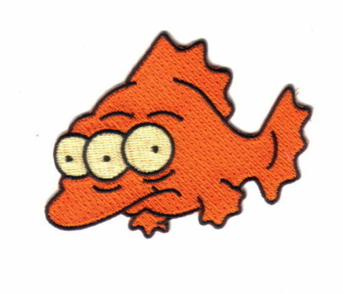 Simpsons Blinky The Three Eyed Mutant Fish 3.75″ Iron/Sew On Patch | eBay
