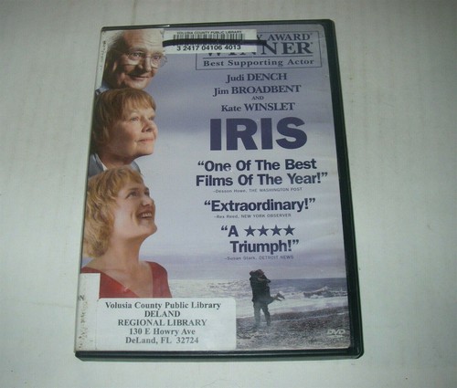 IRIS DVD MOVIE JUDI DENCH JIM BROADBENT B532 | eBay