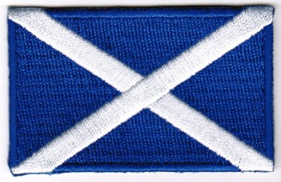 Scotland Flag Patch Embroidered Iron On Applique Scottish | eBay