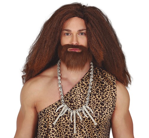 Caveman Tribal Necklace Teeth & Skulls Voodoo Witch Doctor Fancy Dress ...